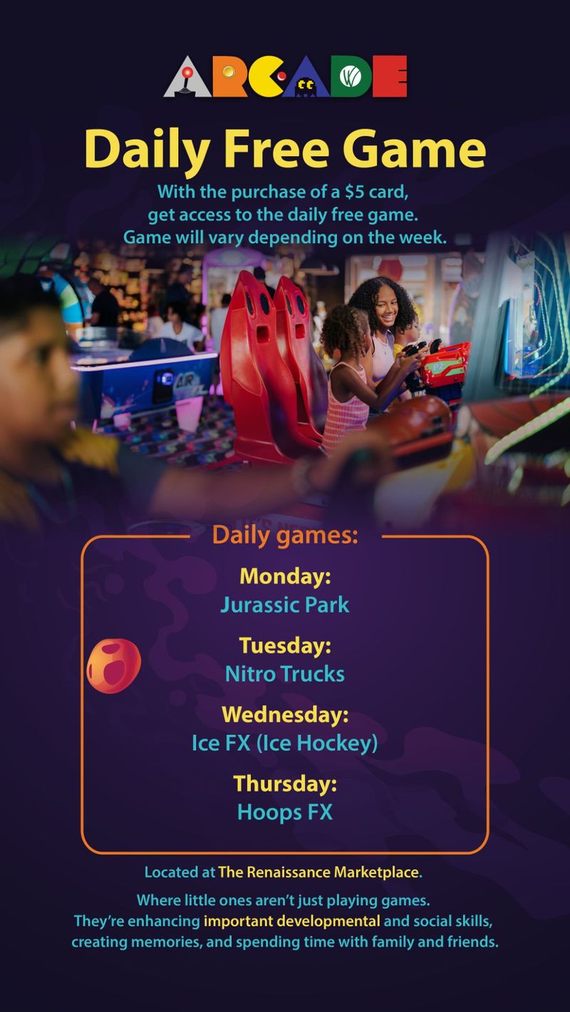 Arcade Aruba — Renaissance Marketplace